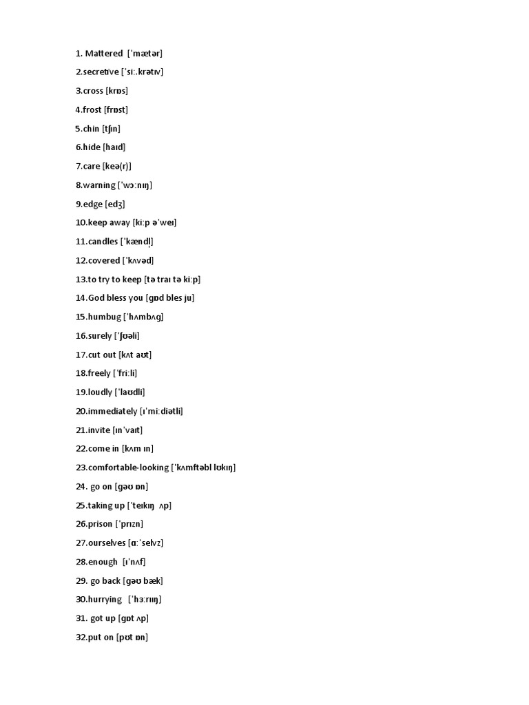 words for book | PDF