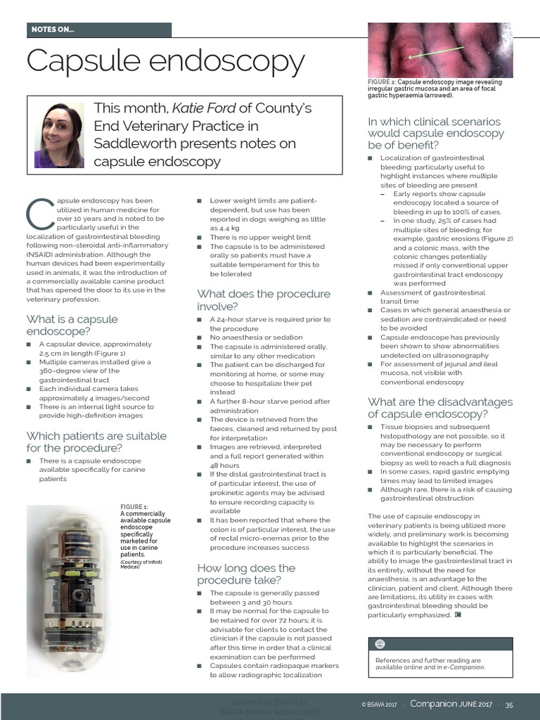Capsule Endos | PDF | Endoscopy | Medical Specialties