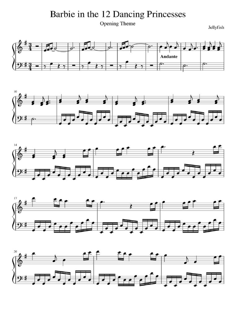 Barbie in The 12 Dancing Princesses | PDF