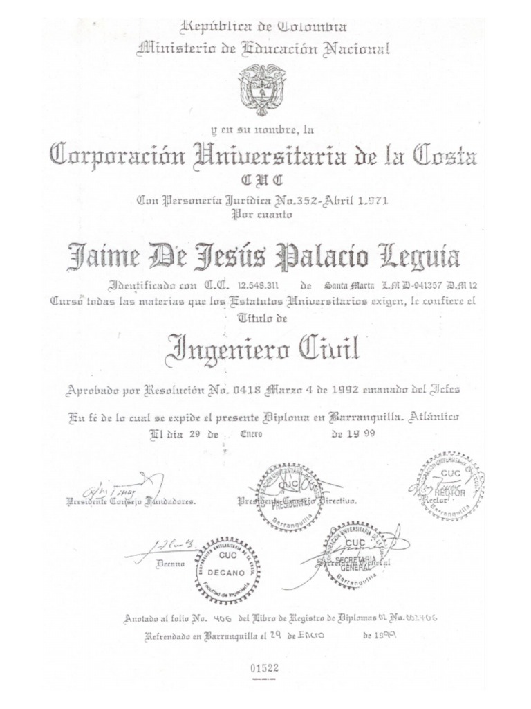 Diploma Ingeniero Civil | PDF