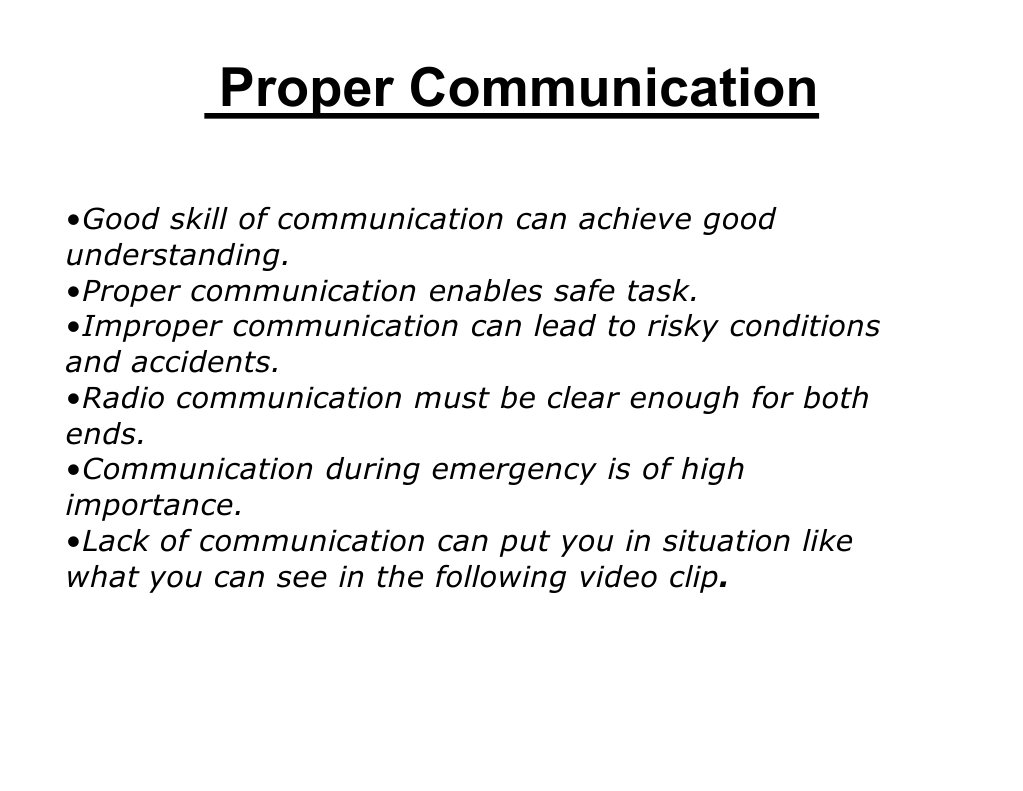 Proper Communications | PDF