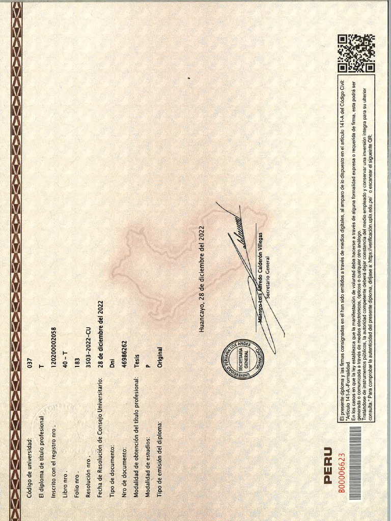 Titulo Reverso | PDF