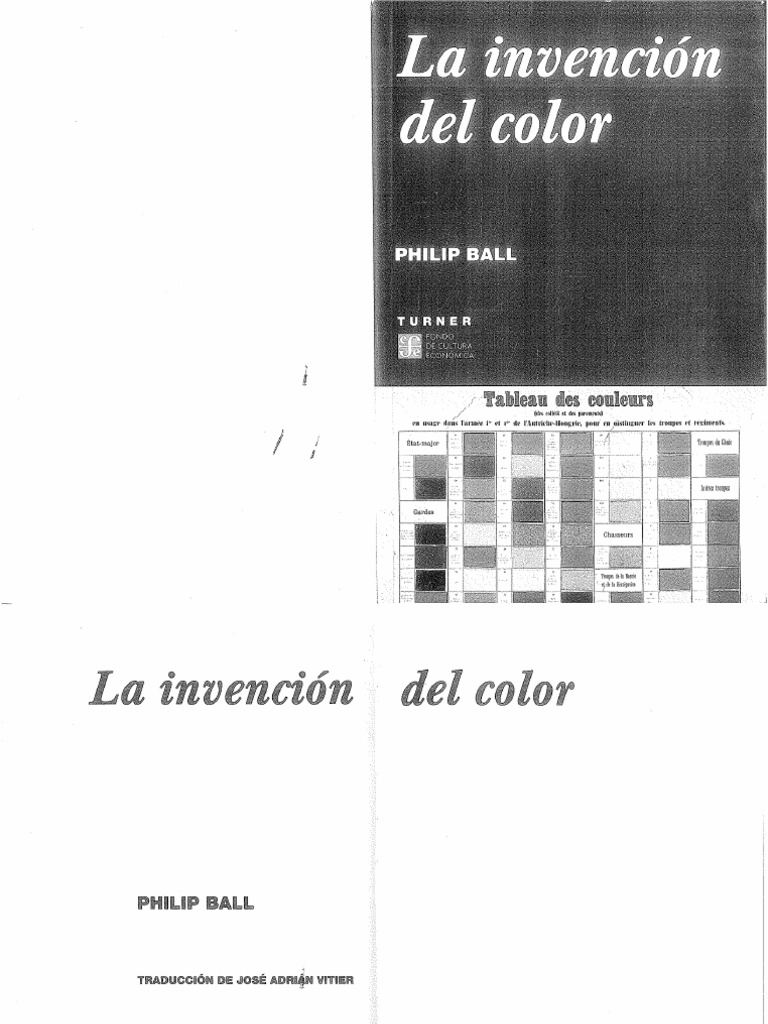 Ball Philip. La Invención Del Color Libro | PDF