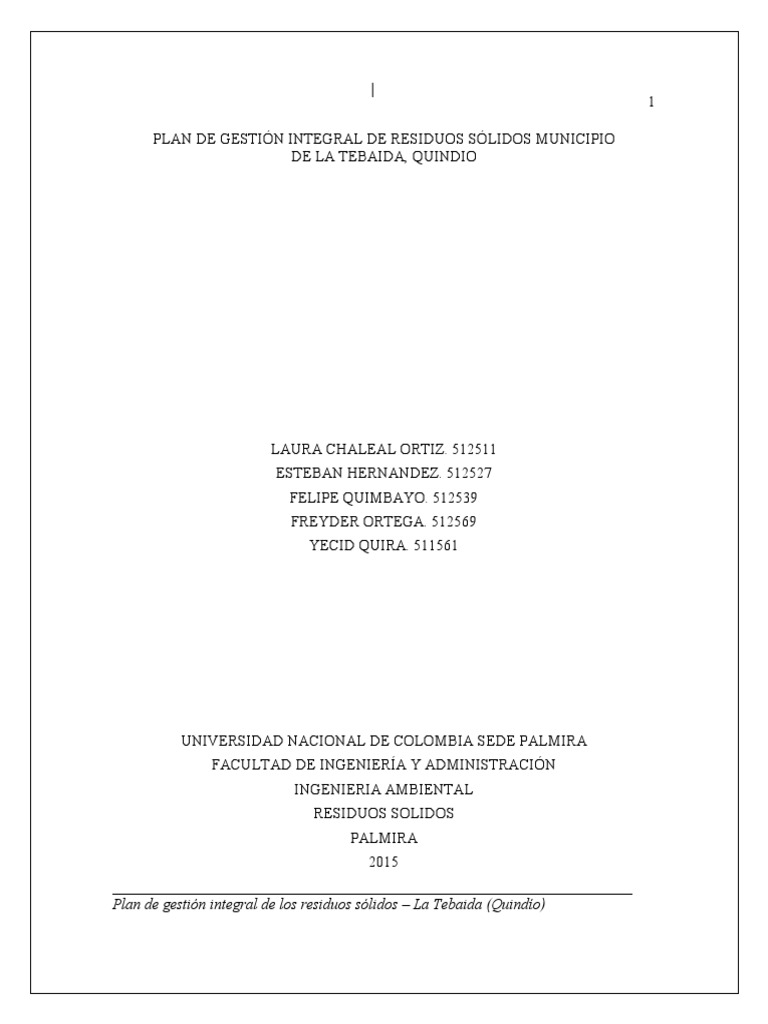 Residuos Final PDF | PDF | Residuos | Vertedero