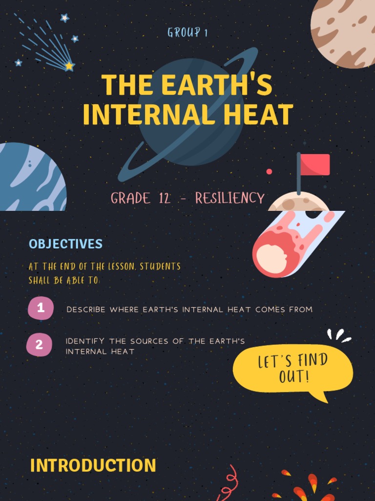 Group 1 The Earths Internal Heat PDF | PDF | Earth | Radioactive Decay