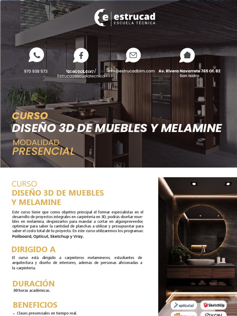 BROCHURE MELAMINE - Compressed PDF | Descargar gratis PDF | Sketch Up | Informática