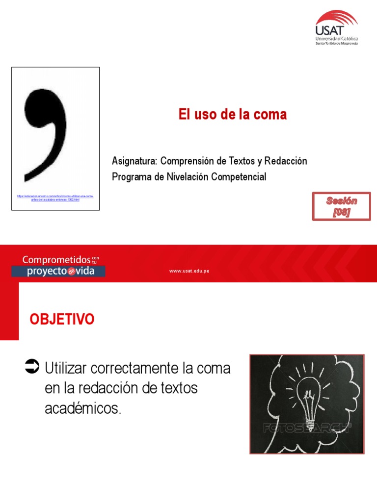 Sesión 8 - Uso de La Coma | Descargar gratis PDF | Asunto (gramática ...