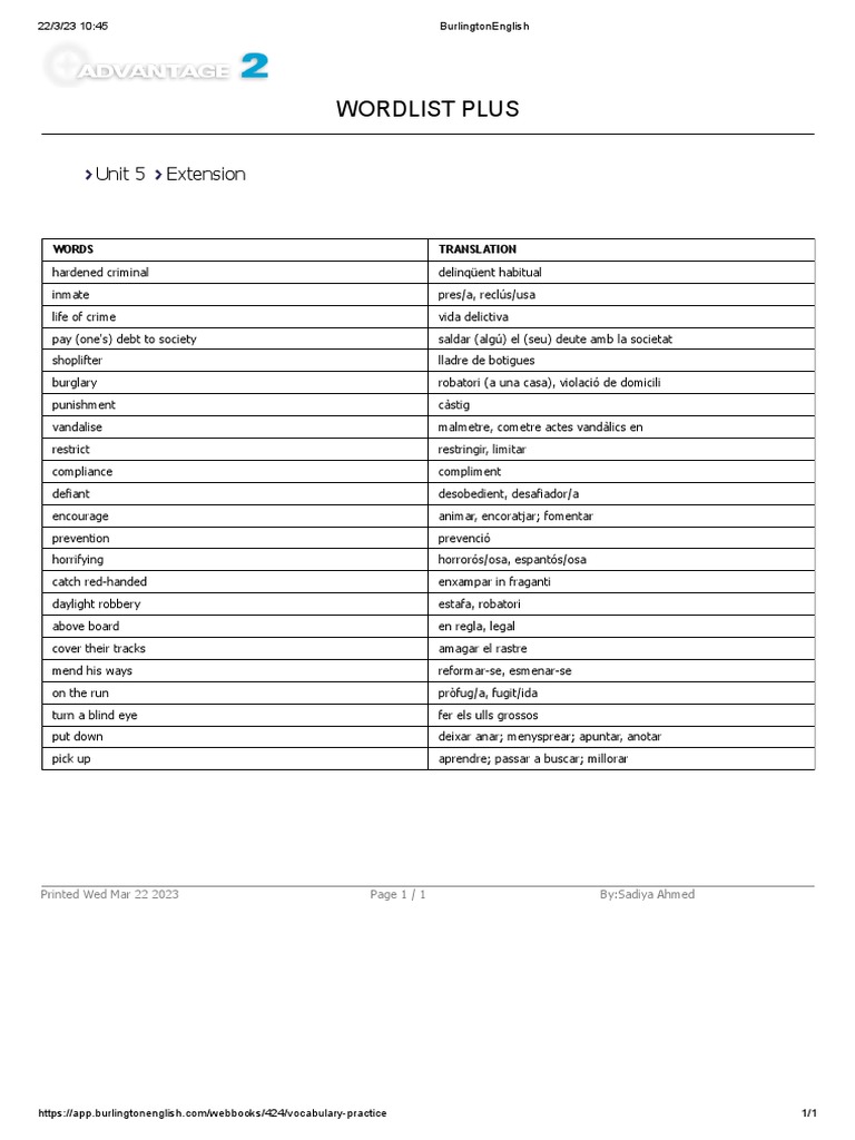 BurlingtonEnglish 2 | PDF