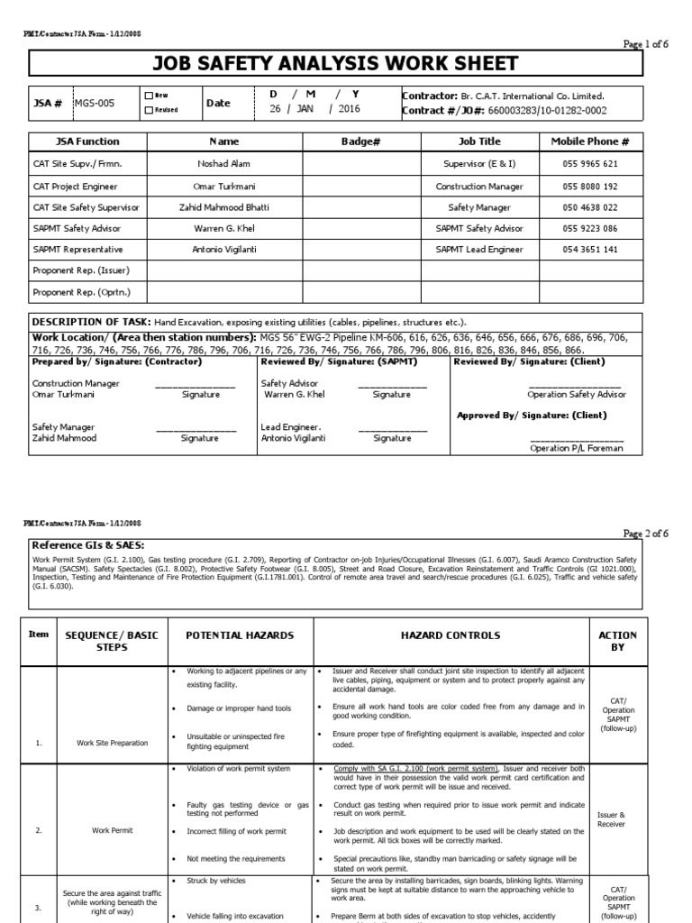 4-Exposing Underground Utilities | PDF | Safety | Occupational Safety ...