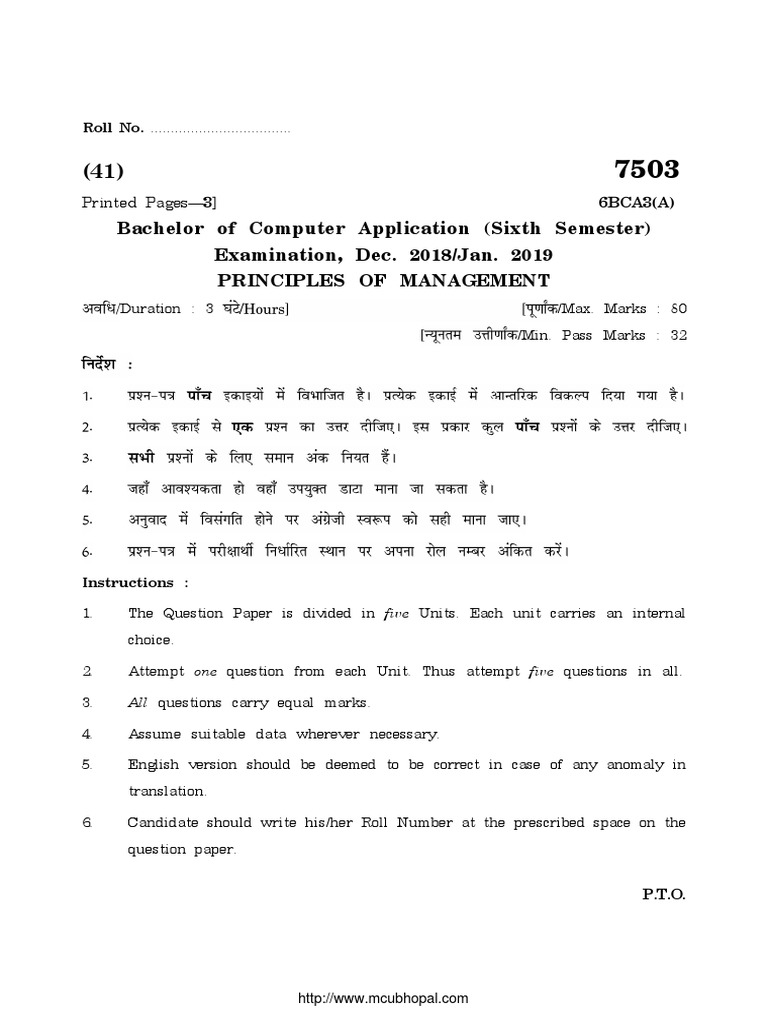 Bca Pinciple 2 | PDF | Computing | Business