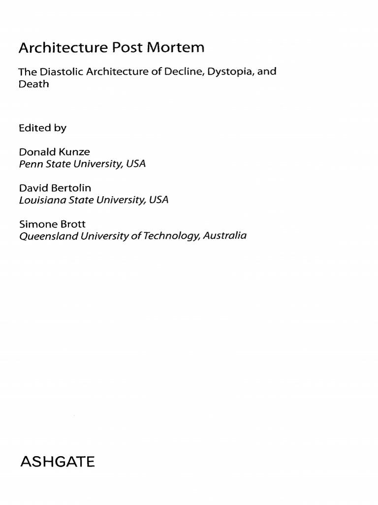 Architecture Post Mortem | PDF