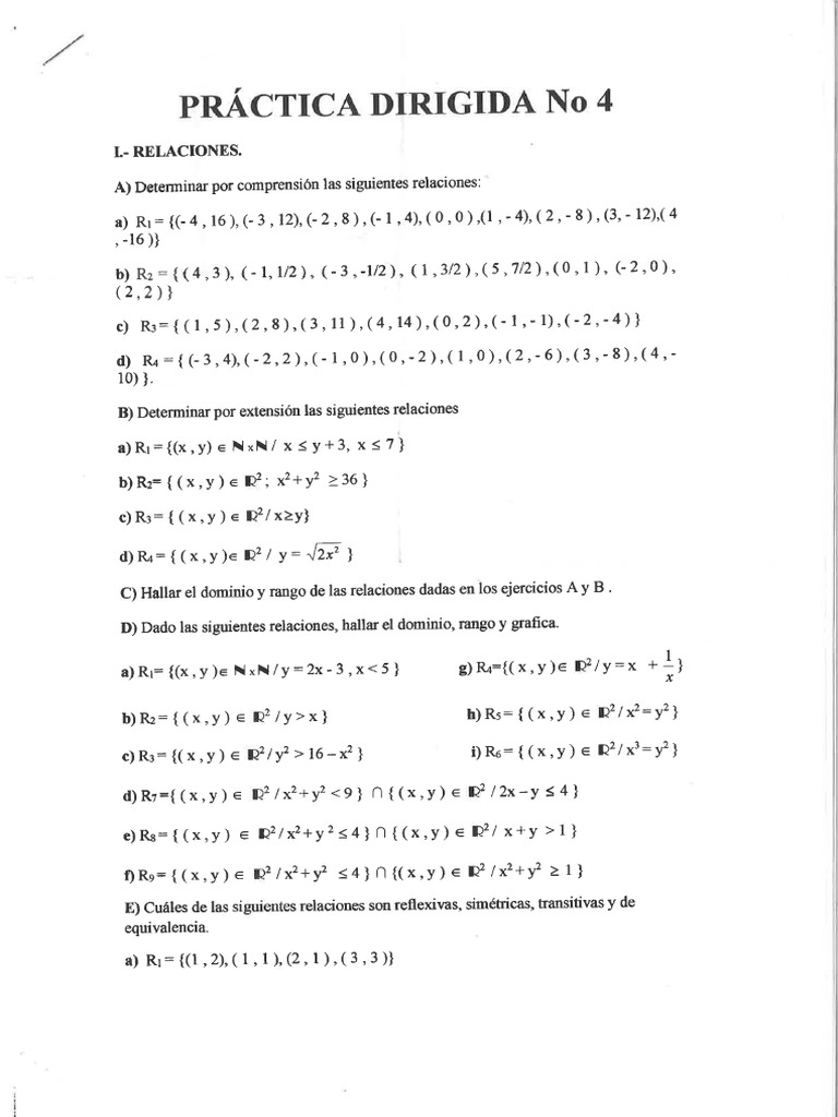 PRACTICA DIRIGIDA No 4 | PDF