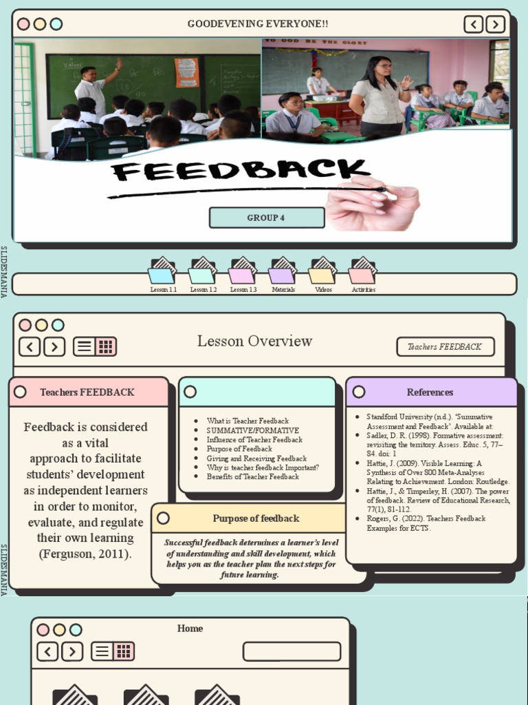 Importance of Teacher Feedback | PDF | Learning | Teachers