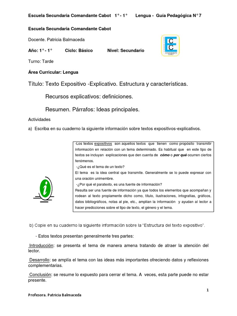 Sobre Textos Expositivos PDF | PDF | Science | Verbo