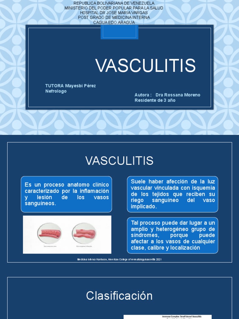 Vasculitis | PDF | Causas de la muerte | Especialidades Medicas
