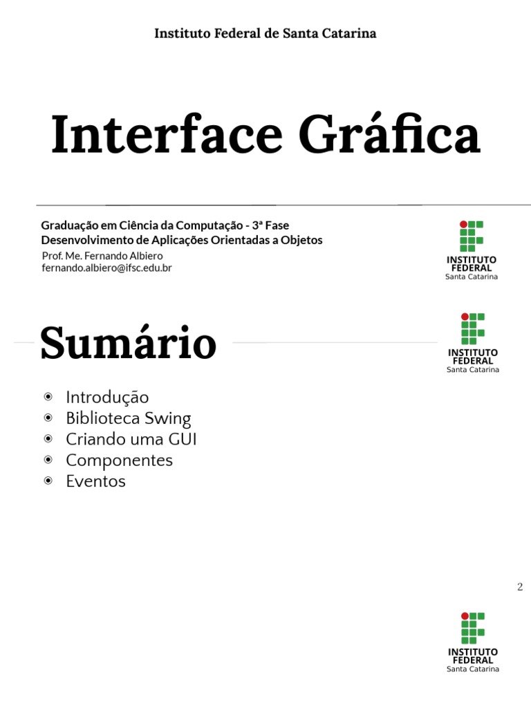 Guia Completo de Java Swing para GUIs | PDF | Interfaces gráficas do ...
