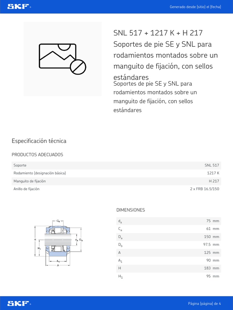 Especificaciones de Soportes SNL 517 | PDF | Red mundial | Internet y web