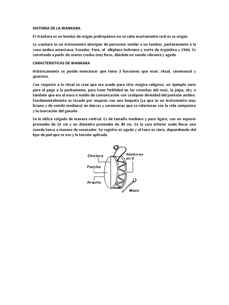 Historia de La Wankara | PDF