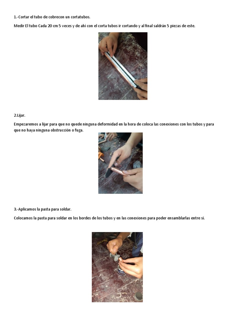 Guía Básica para Soldar Tubos de Cobre | PDF