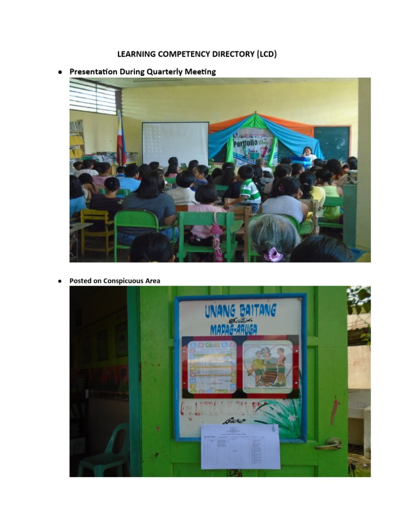 Learning Competency Directory | PDF