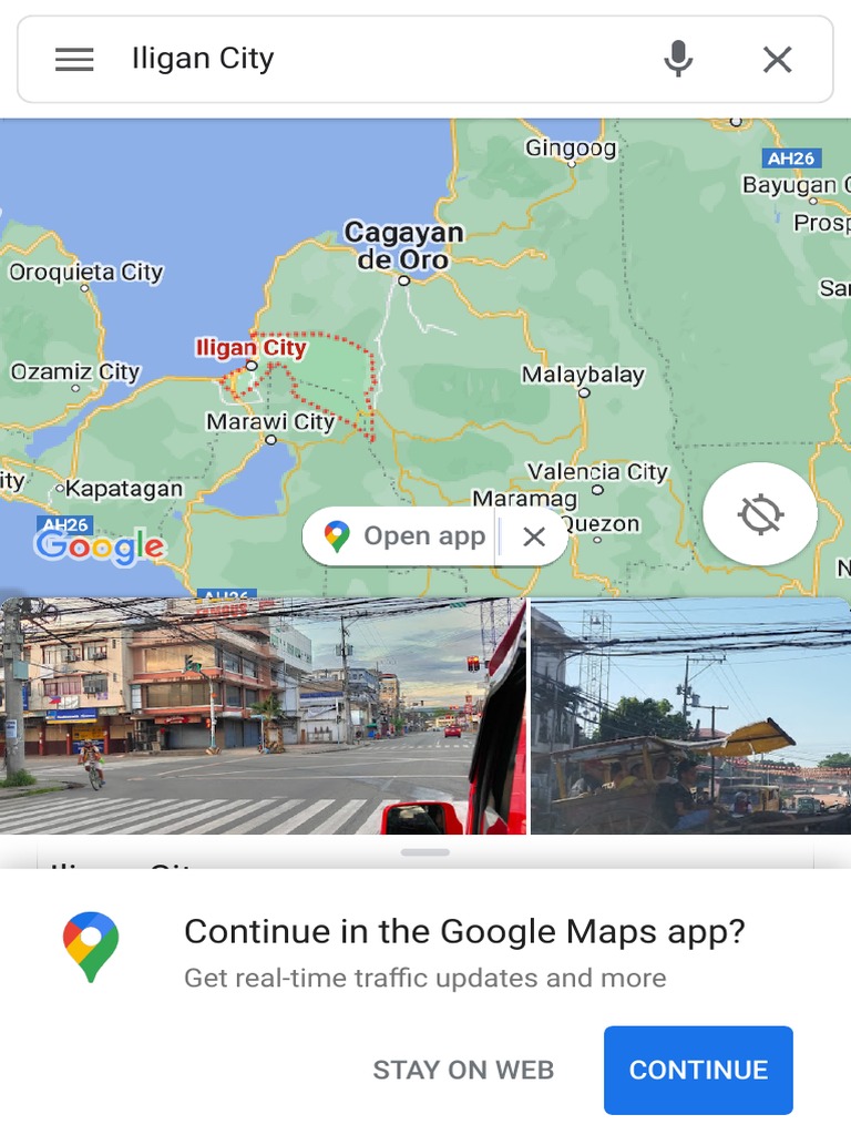 Iligan City Google Map Overview | PDF