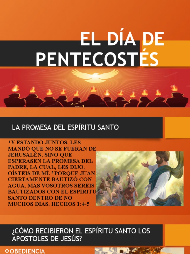 El Día de Pentecostés | PDF | Fruto Del Espiritu Santo | Creencia ...