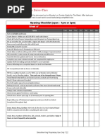 Kitchen Prep Sheet | PDF