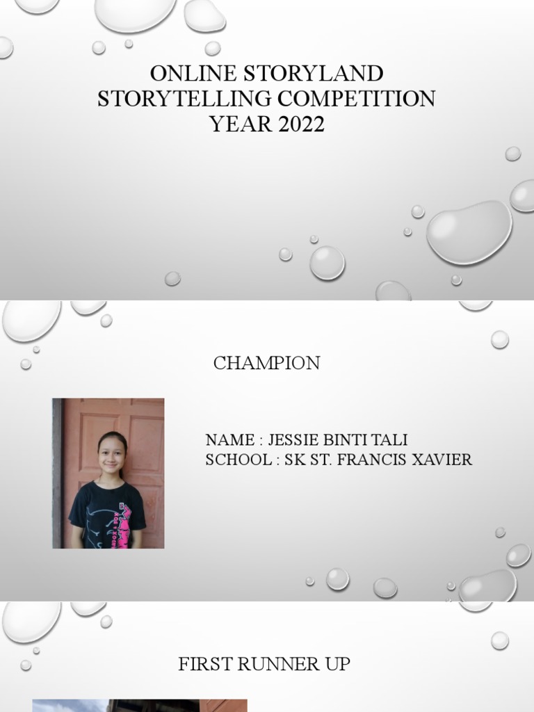 Online Storyland Storytelling Competition | PDF