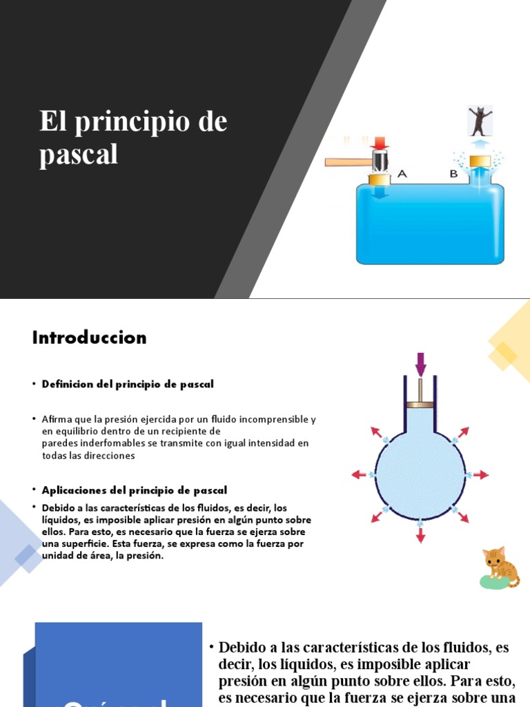 El Principio de Pascal | PDF | Fuerza | Presión