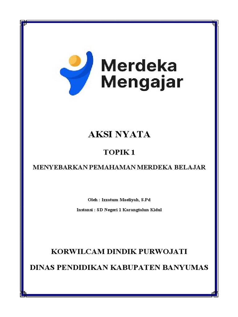 Aksinyata Topik 1 | PDF