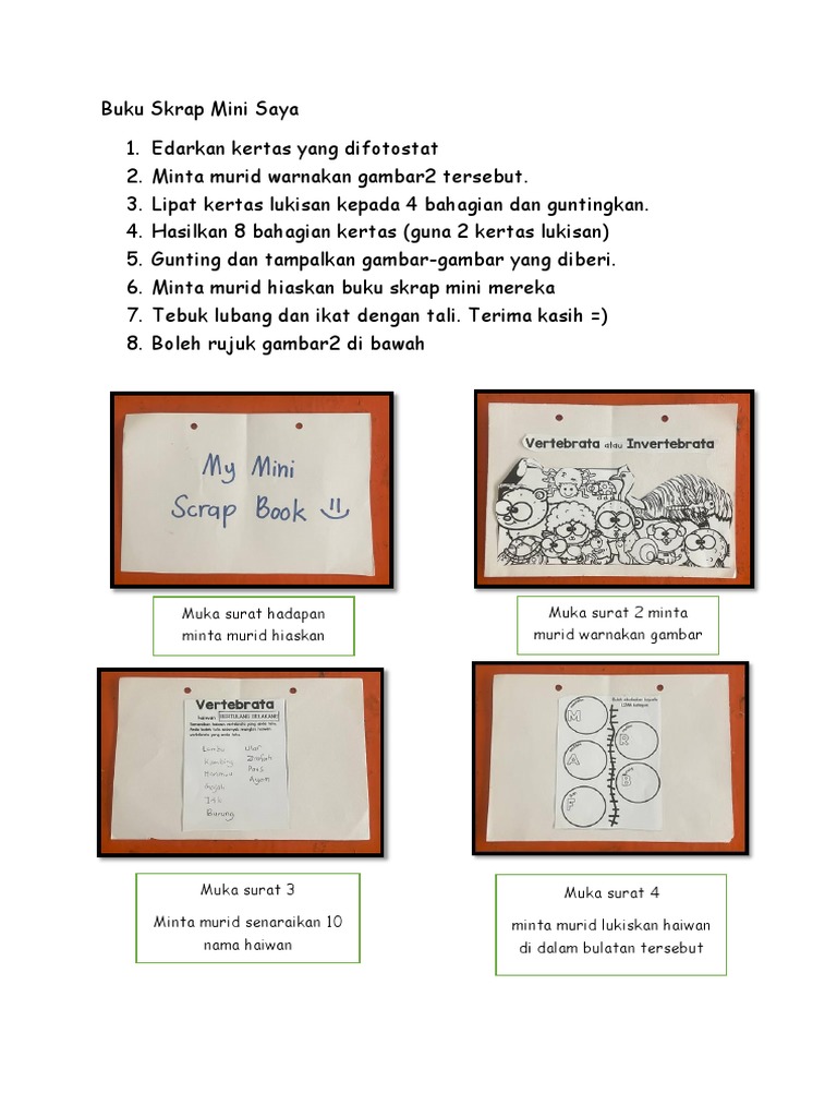 Buku Skrap Mini Saya PDF | PDF