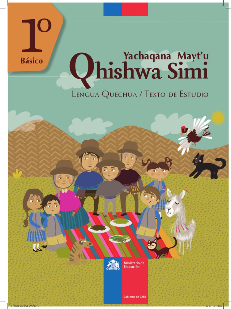 Texto de Estudio 1ro Basico Lengua Qhishwa Simi PDF | PDF | Lingüística | América del Sur