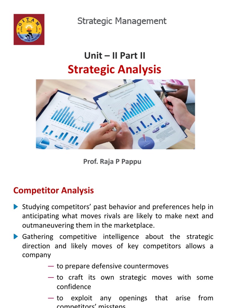Unit 2 - Part 2 - Strategic Analysis | PDF | Competitive Advantage | Strategic Management