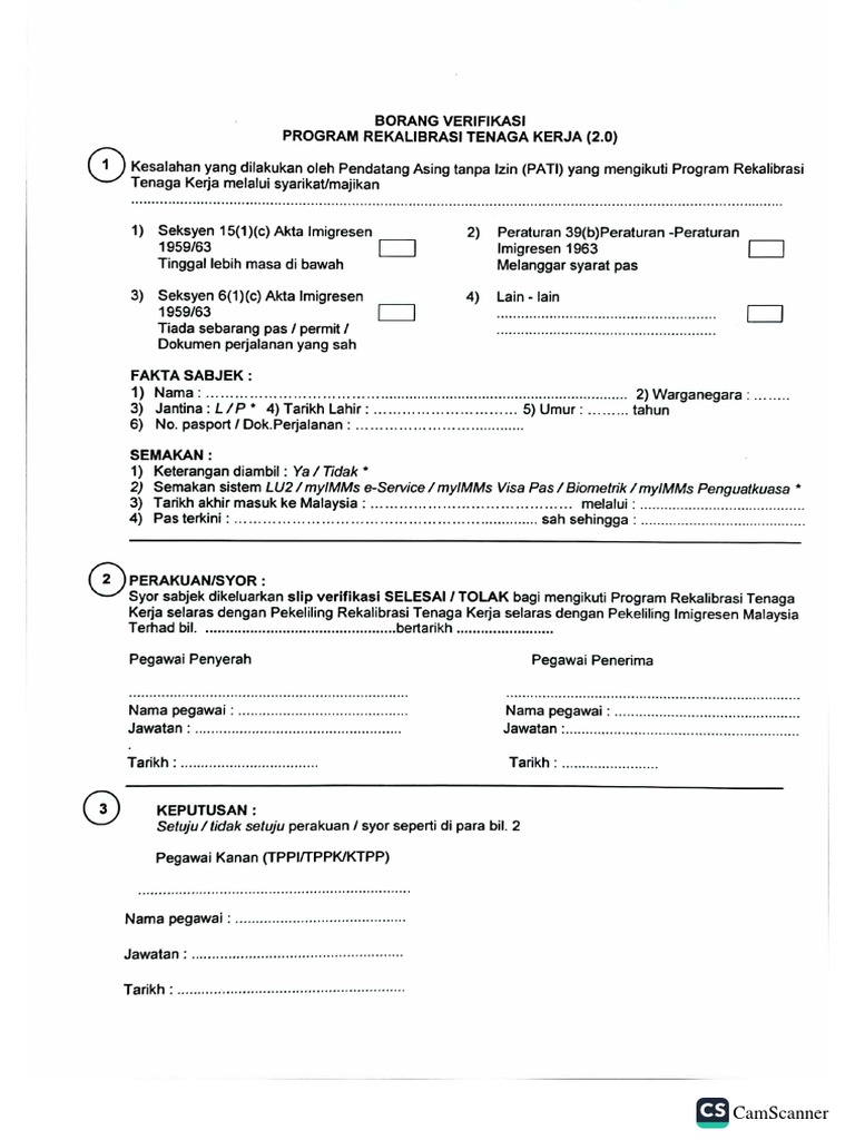 Borang RTK 2.0 | PDF