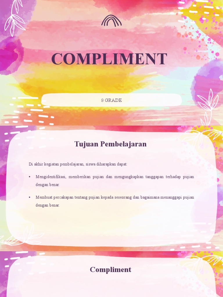PPT revised -COMPLIMENT (8 GRADE).pptx | PDF | Adjective | Noun