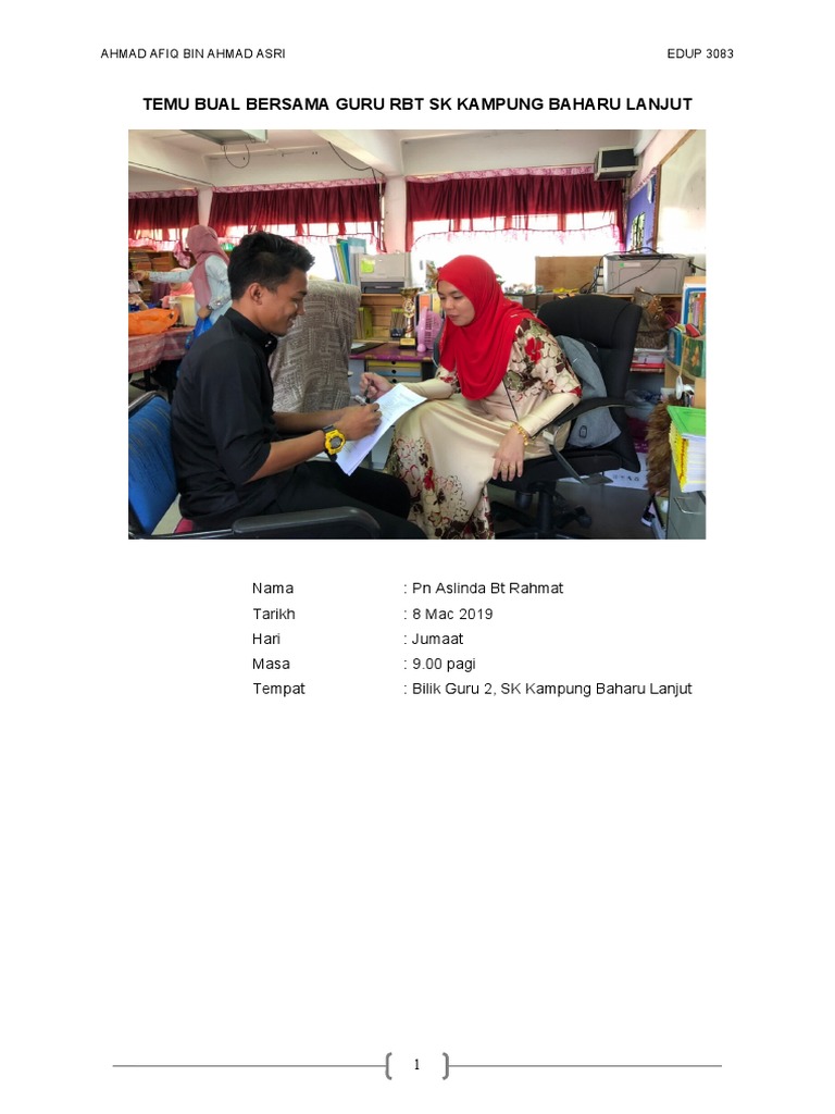 Edu Temu Bual | PDF