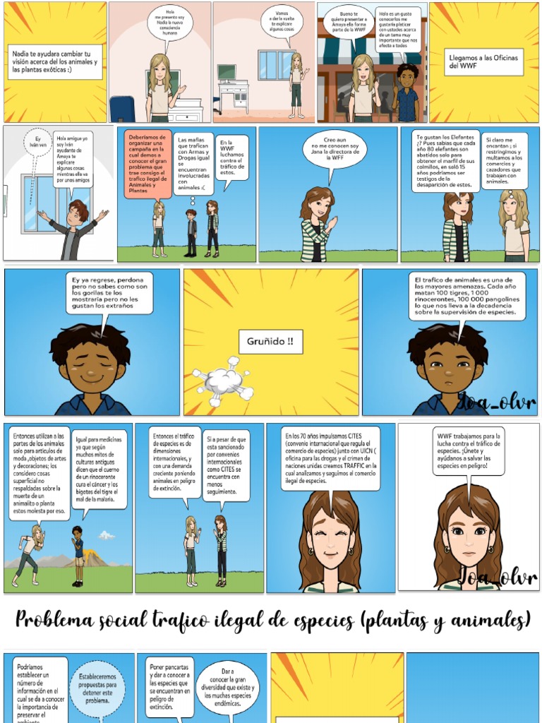 Historieta Español Problema Social | PDF