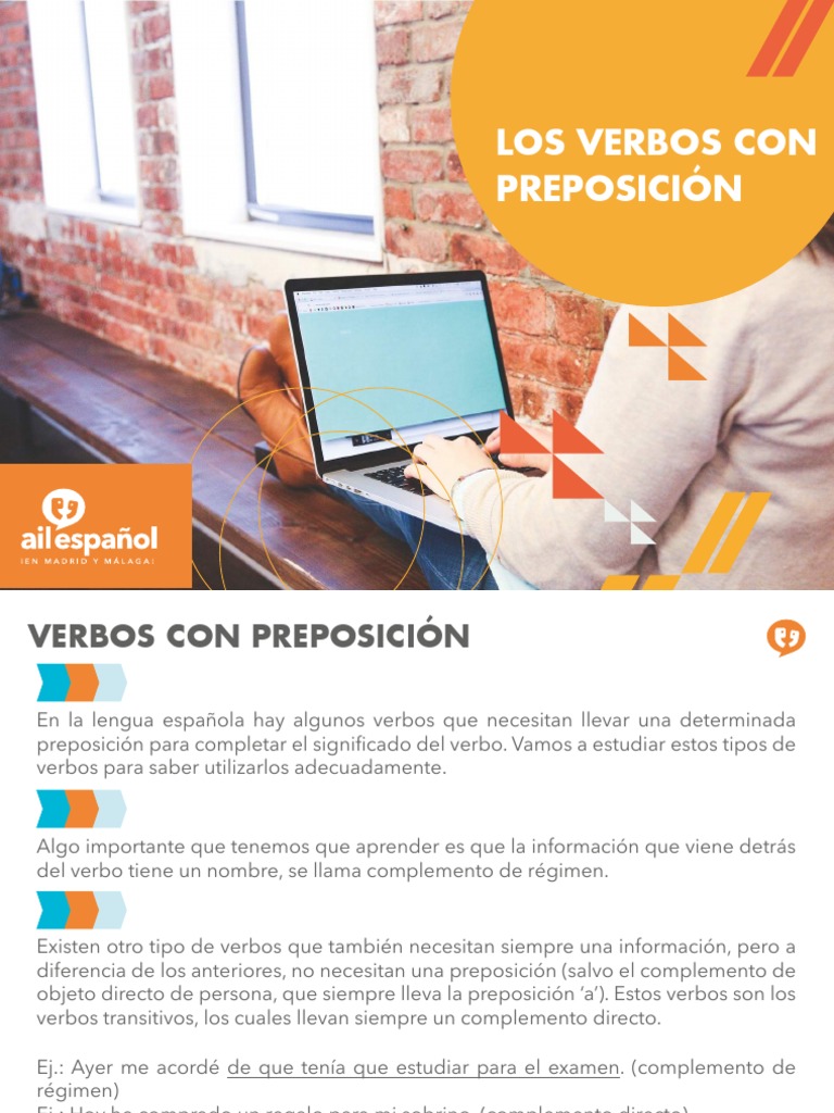 Verbos con Preposición en Español | PDF | Verbo