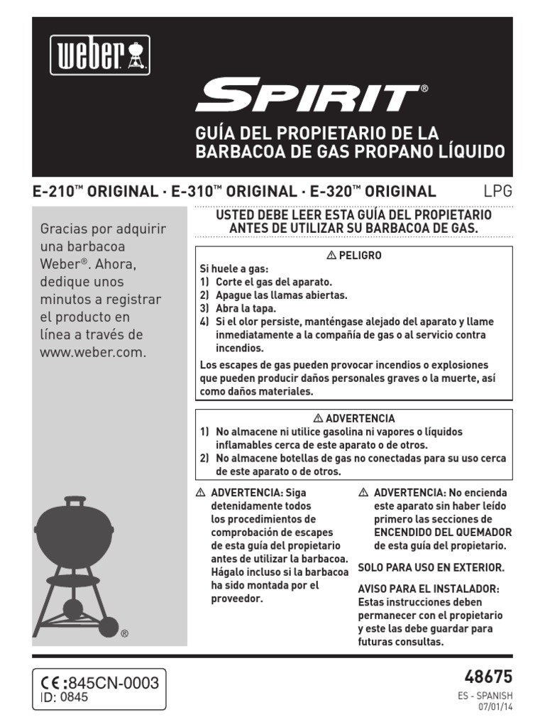 Manuals 46613649 PDF | PDF | Parilla | Gas natural