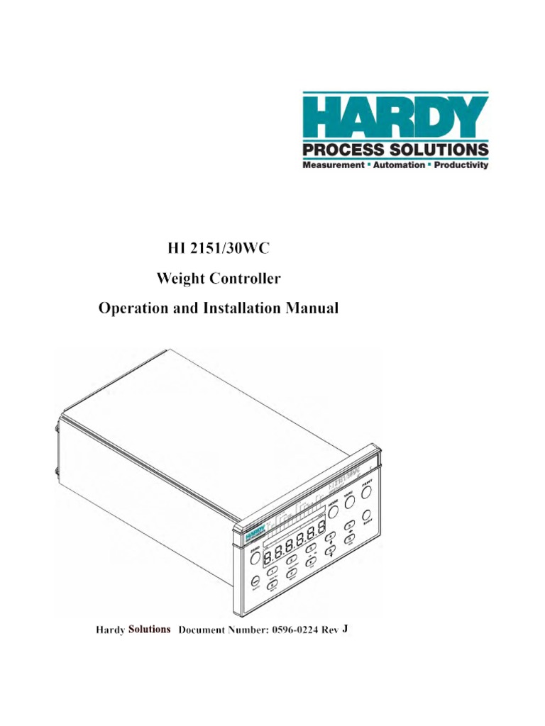 Hi2151 30WC | PDF | Binary Coded Decimal | Calibration