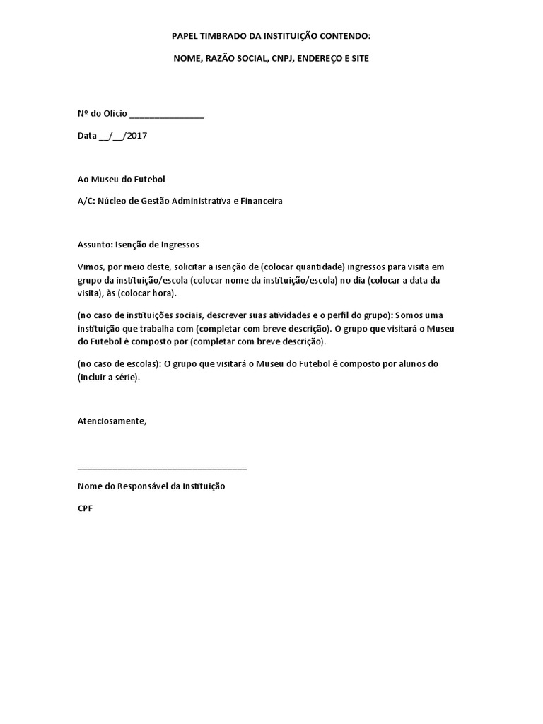 modelo-de-oficio.docx | PDF