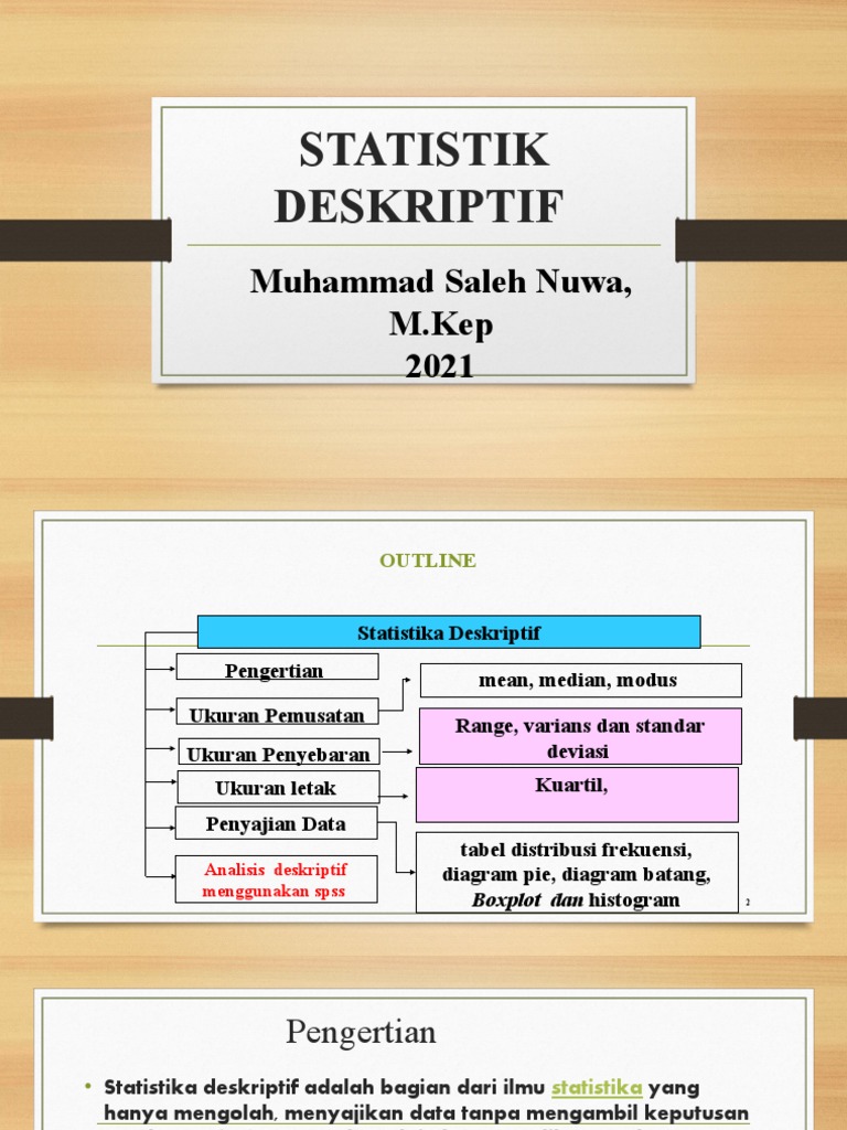 Statistik Deskriptif: Pengertian dan Contoh | PDF