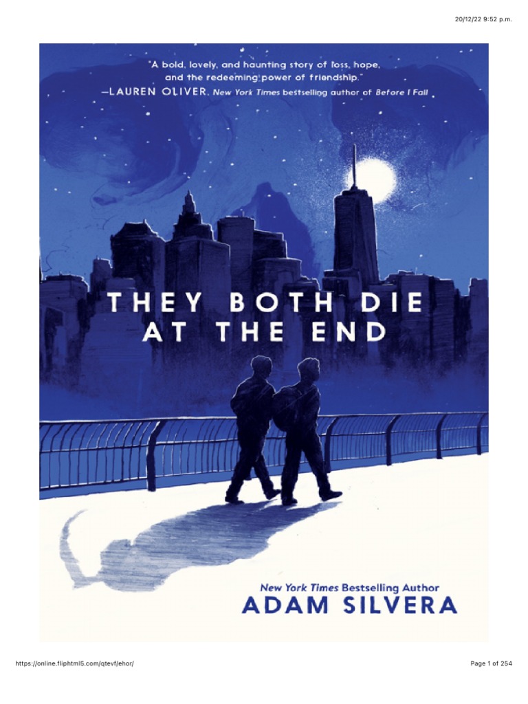 They Both Die at The End by Silvera Adam PDF | PDF