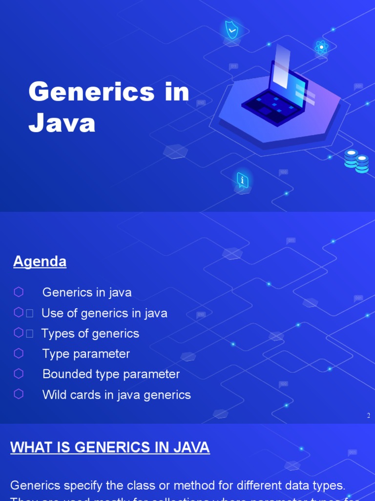 Generics in Java | PDF | Data Type | Parameter (Computer Programming)