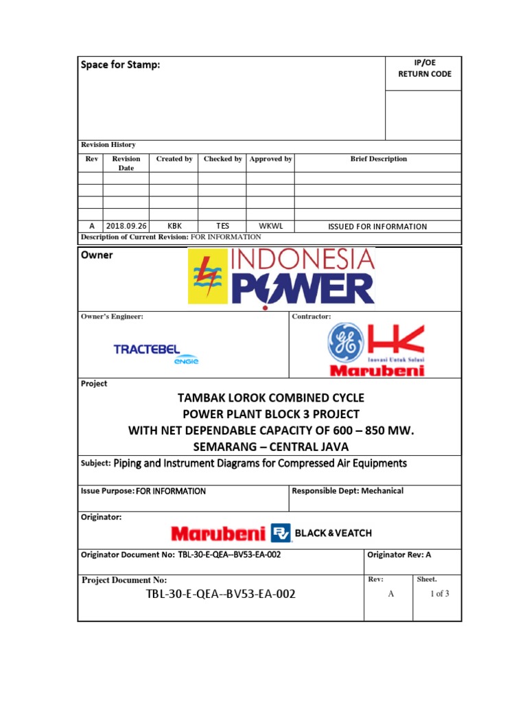P&ID for Air Compressors & Dryers | PDF | Computing
