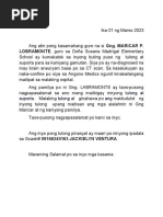 Sample Letter of Request Template For PCSO Medical Assistance Tagalog | PDF