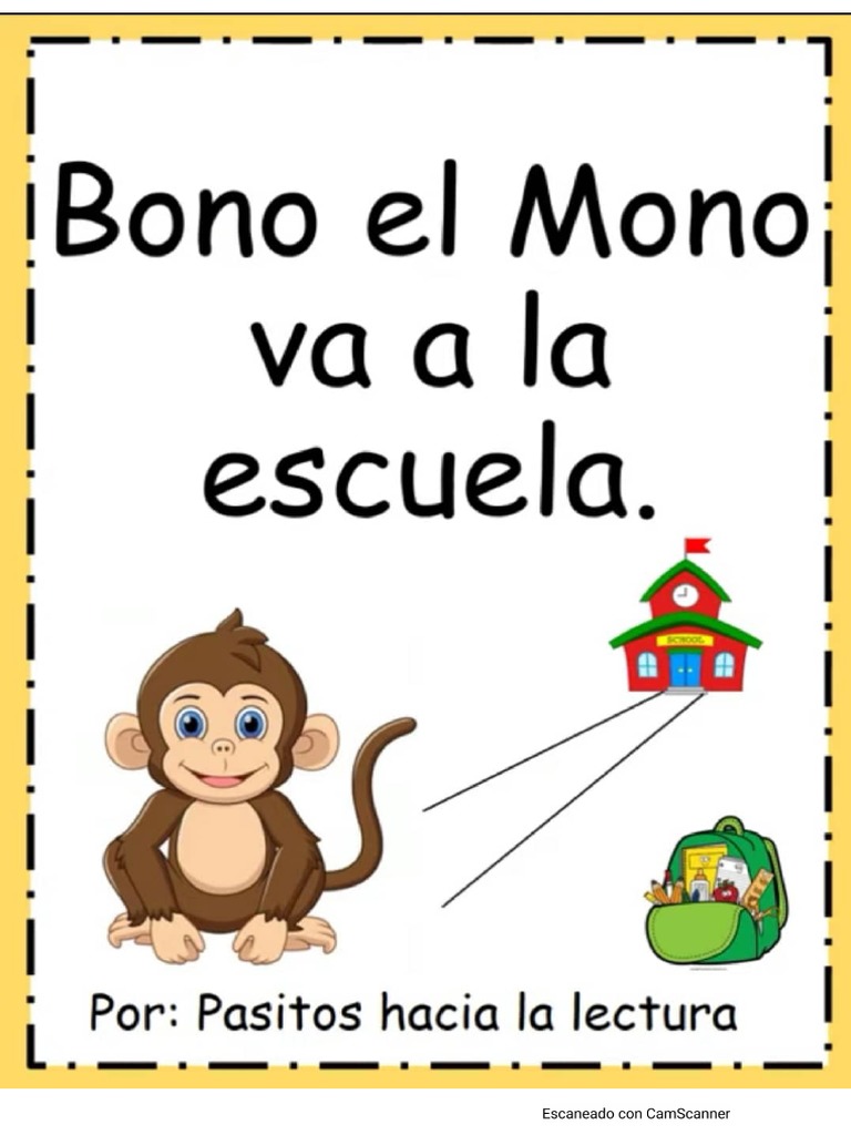 Bono El Mono Va A La Escuela PDF | PDF