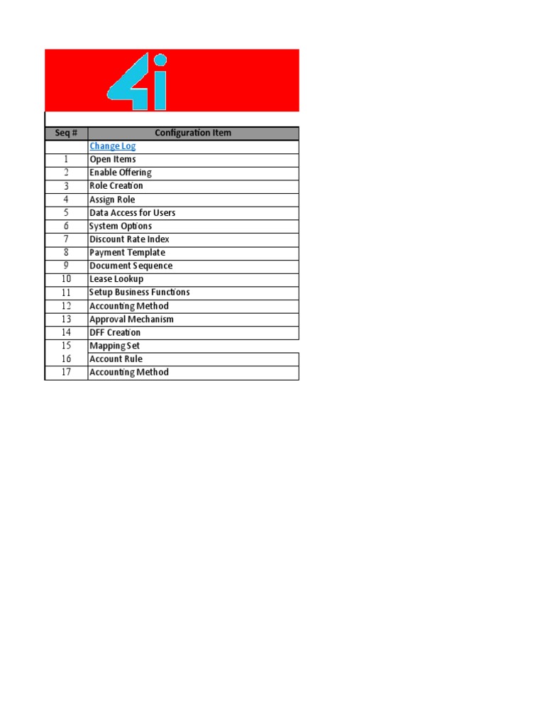 Configuration Document IFRS 16 | PDF | Discounting | Lease