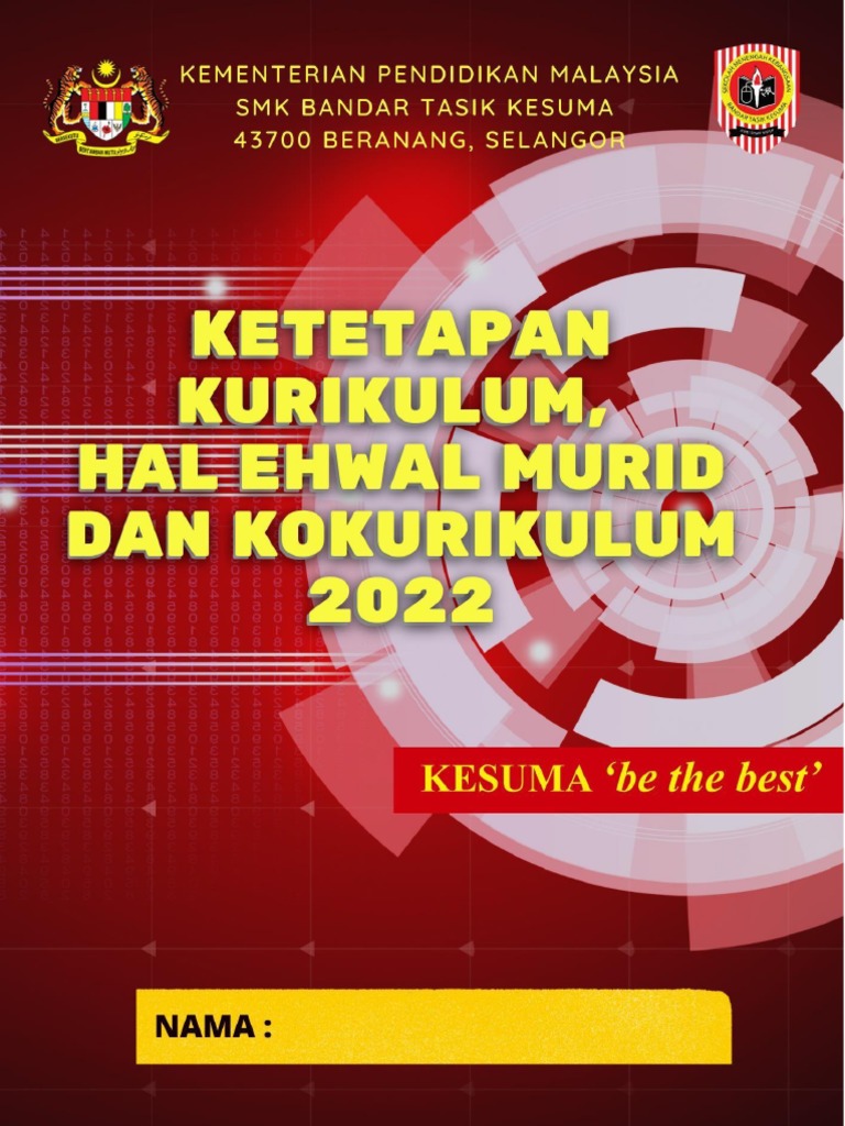 Ketetapan Unit Kokurikulum 2023 | PDF