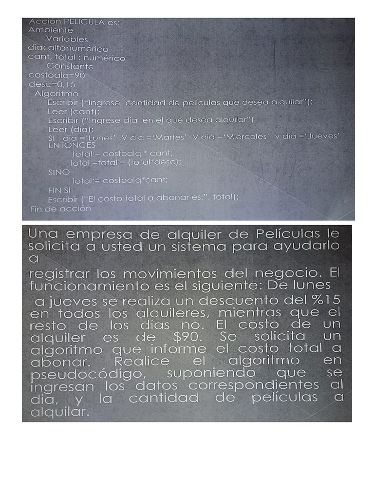 Algoritmos Parcial Pdf